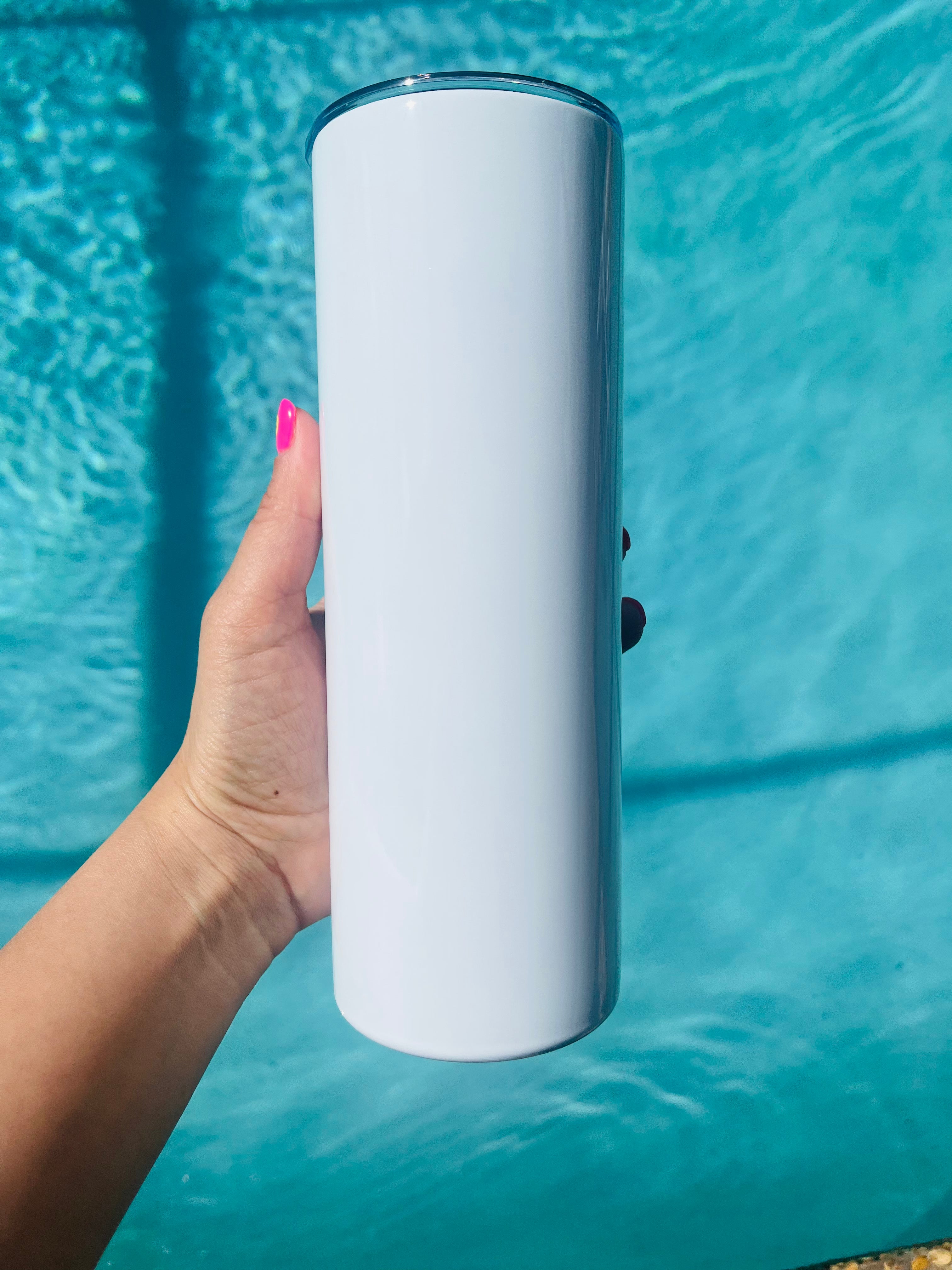 20 oz Skinny Sublimation Tumbler – Leah Design Llc